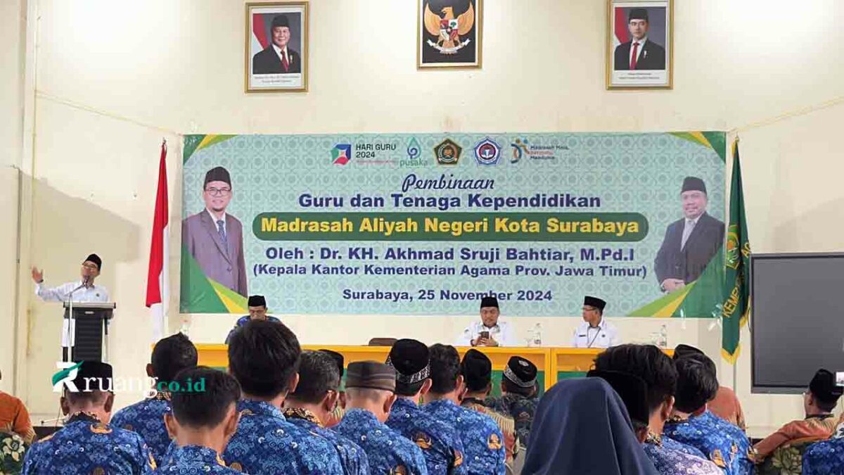 Hari Guru Nasional 2024, MAN Surabaya Resmikan Gedung Baru untuk ...